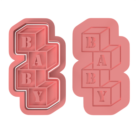 Baby Blocks Cookie Cutter - Cookie Cutters Canada