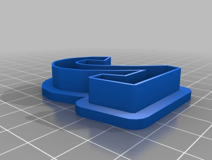 "2" Numbers Cookie Cutter - Cookie Cutters Canada