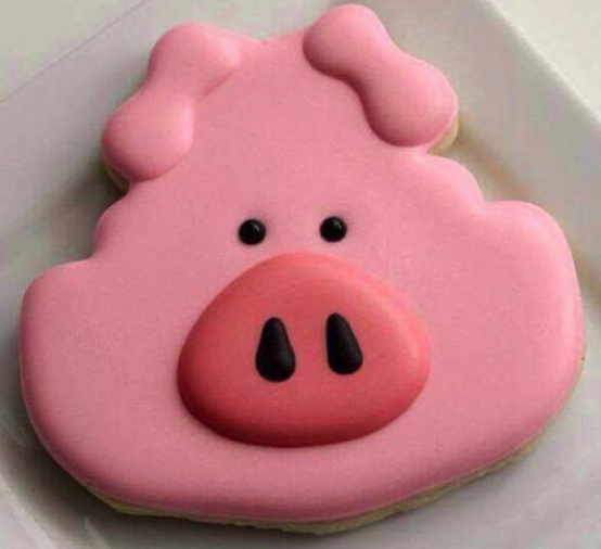 Pig Face Cookie Cutter - Cookie Cutters Canada